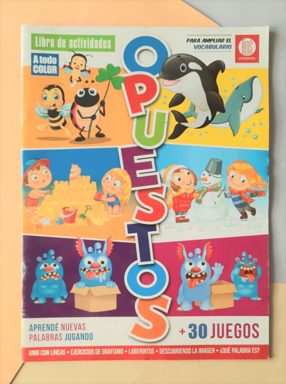 Libro de Actividades: Opuestos - El Arca Libros y Juegos Infantiles