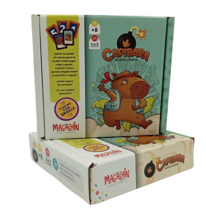 Capibara con Braile - El Arca Libros y Juegos Infantiles